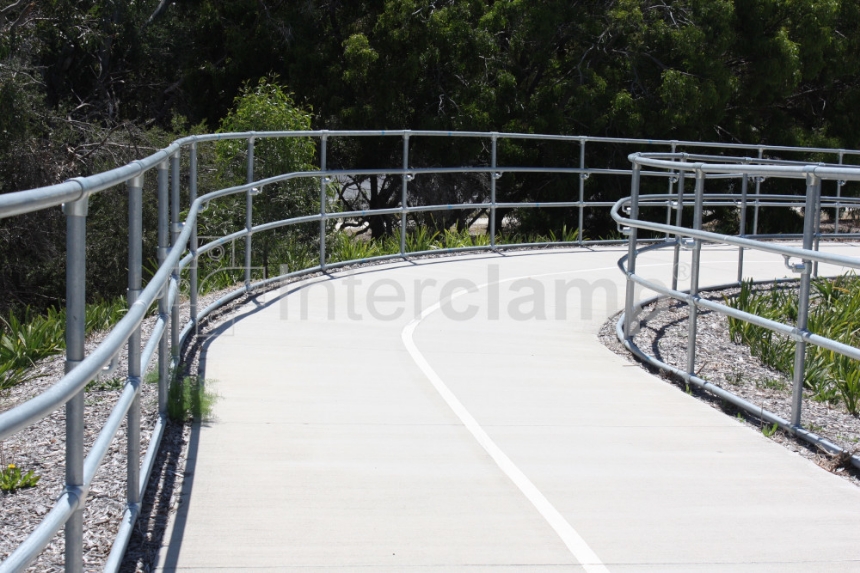 Cycle Path Guardrail Peninsula Link - Modular Handrail Systems