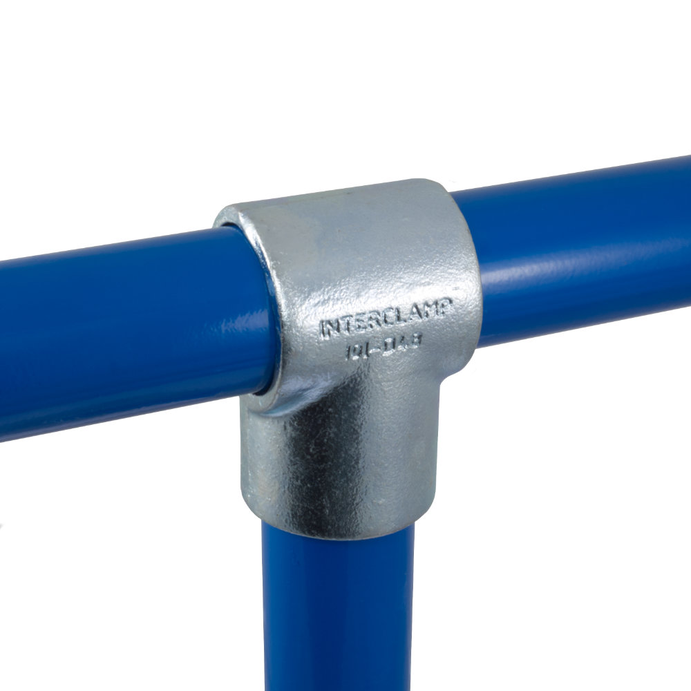 Interclamp 101 Short Tee Tube Clamp Fitting - Modular Handrail Systems