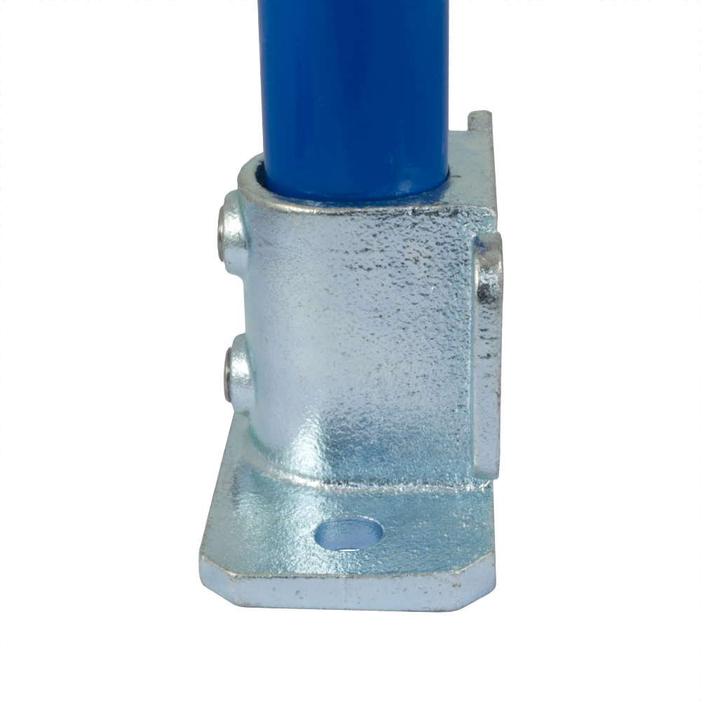 Interclamp 242 Base Flange with Toe Board Adapter Tube Clamp Fitting ...
