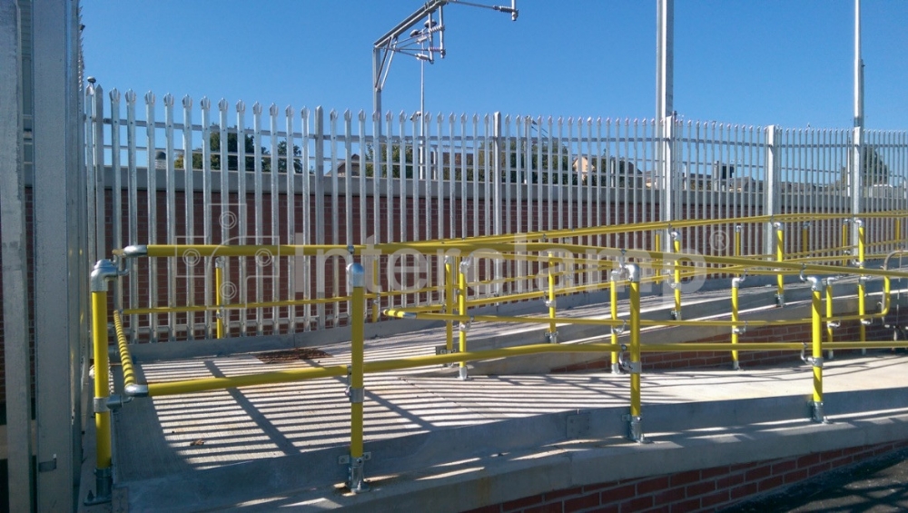 Interclamp DDA Railway Handrail Access Ramp - Modular Handrail Systems