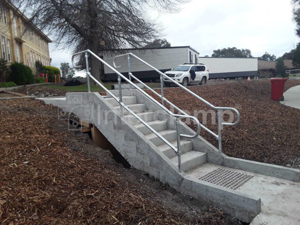 Interclamp Modular Handrailing for Ramps Stairs and Walkways - Modular ...